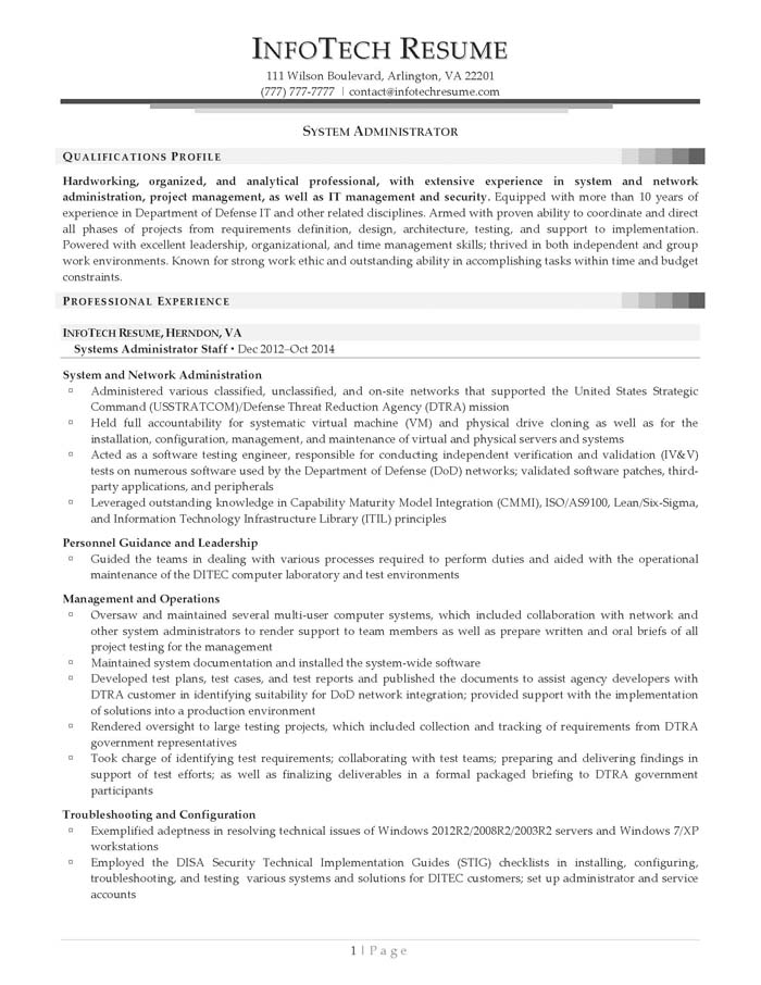 Information Technology Resume Writing Services - InfotechResume